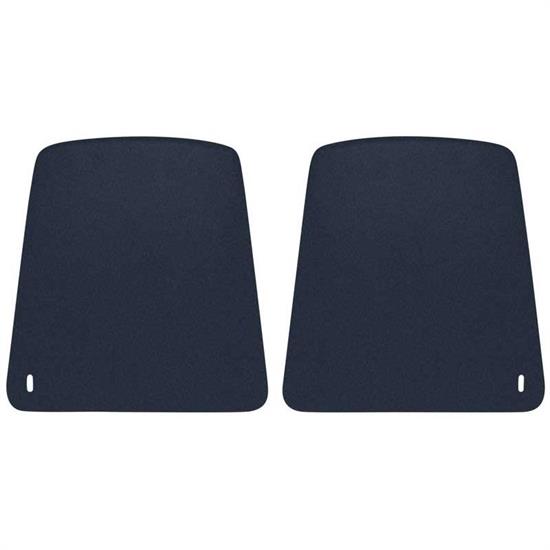 OER K1021 1967-70 Camaro Bucket Seat Back Panels, Black