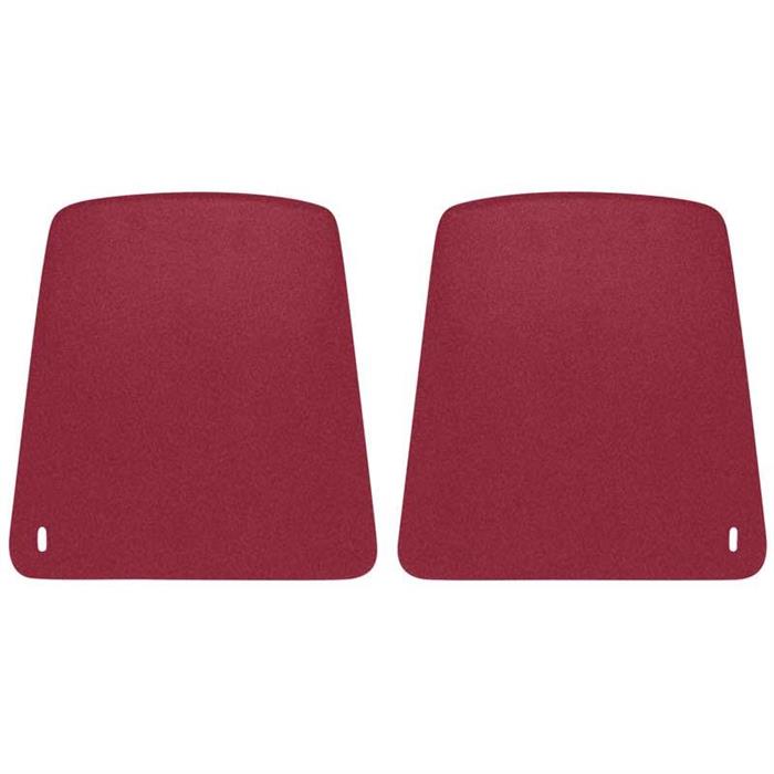 OER K1031 67-70 Camaro Bucket Seat Back Panels, Red, Pr