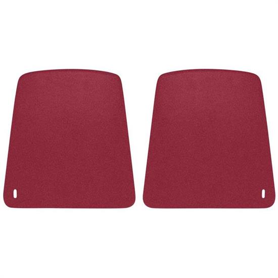 OER K1031 67-70 Camaro Bucket Seat Back Panels, Red, Pr