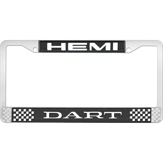 OER LF14201A Hemi Dart License Plate Frame, Black