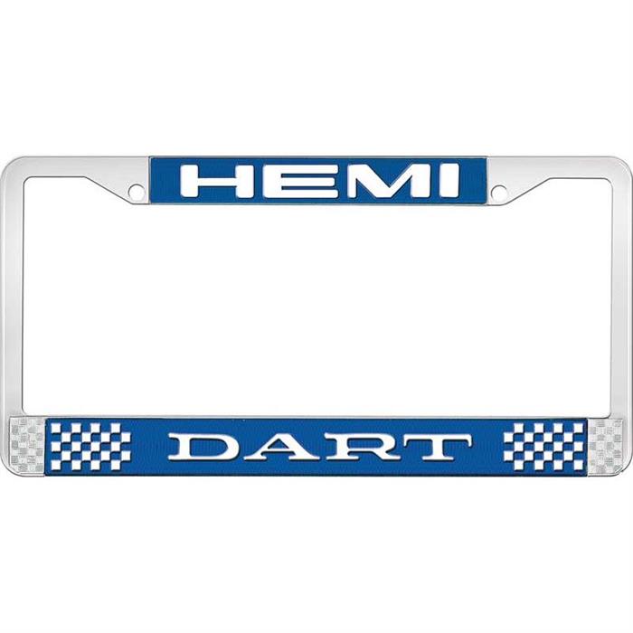 OER LF14201B Hemi Dart License Plate Frame, Blue