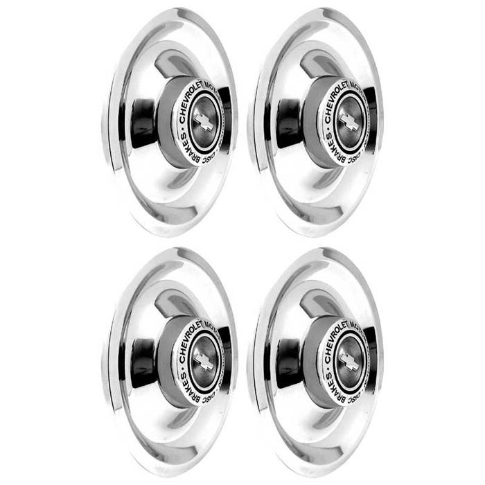 OER *WR1014C 4 Piece Chrome Disc Brake Rally Wheel Cap Set