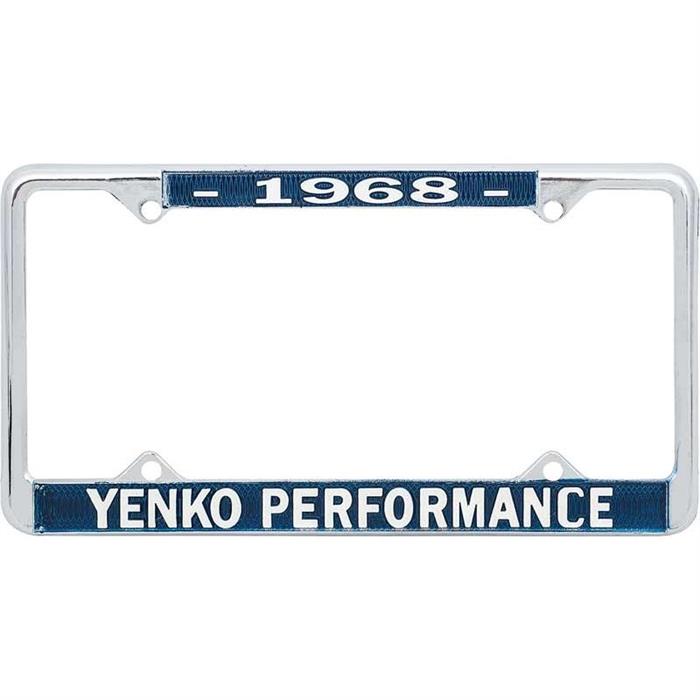 OER YF1968 1968 Yenko Performance License Plate Frame