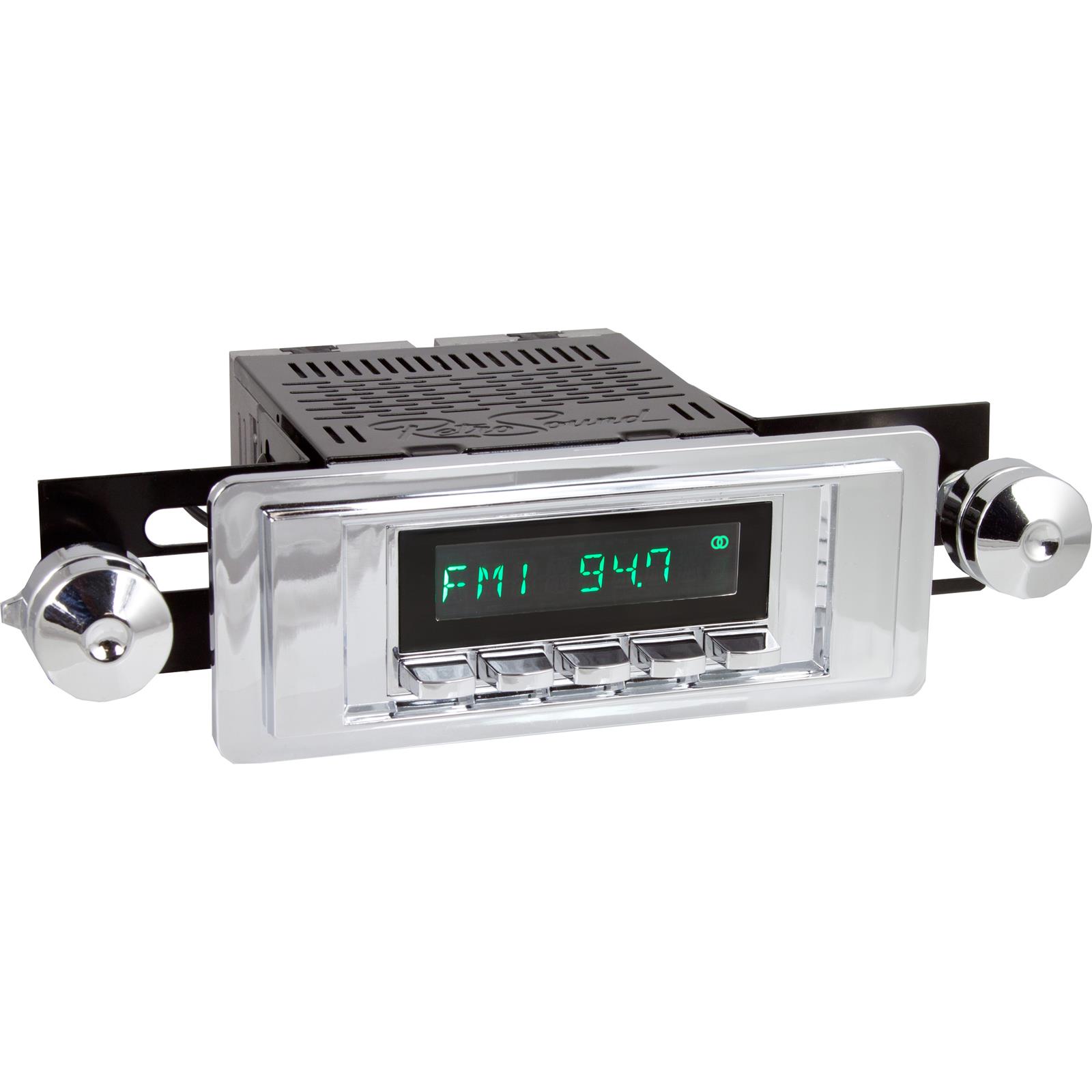 RetroSound HC-102-02-72 Hermosa Radio, 1955-56 Bel Air, Chrome