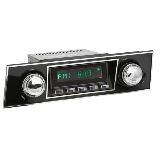 RetroSound M2BC-401-03-93 Model Two, 1967-68 Camaro, Black/Chrome