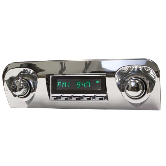 RetroSound M2C-109-06-76 Model Two Radio, 1959-60 Impala, Chrome