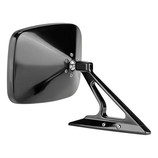 Rectangular Billet Convex Glass Rear View Door Mirrors