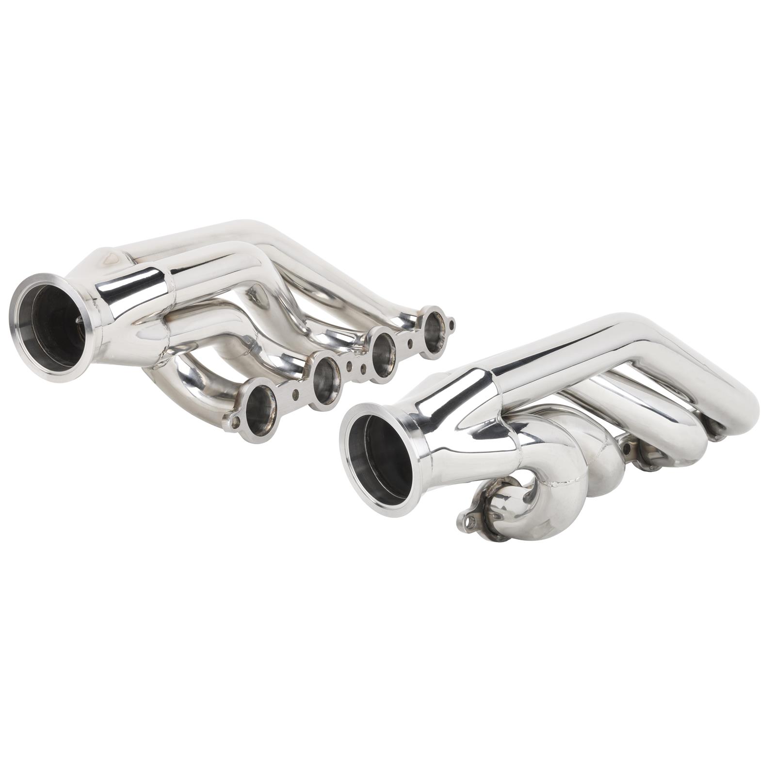 Universal Forward Facing LS Turbo Headers, Polished Stainless