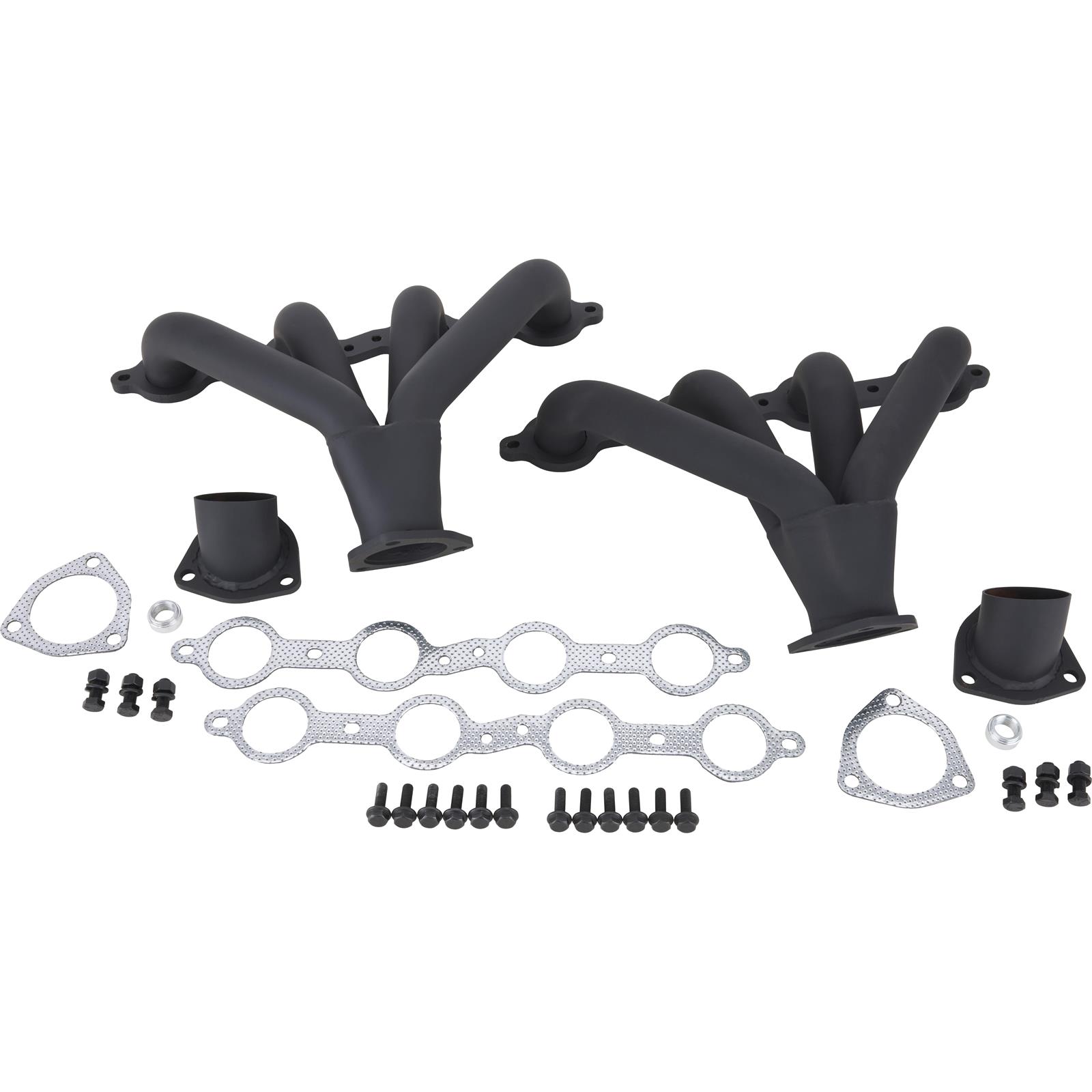 LS1 Block Hugger Tight-Fit Headers, Raw Finish