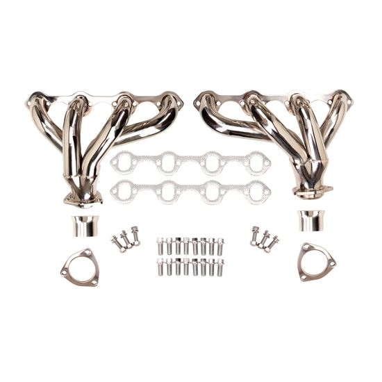 Small Block Ford Hugger Tight-Fit Headers, Stainless Steel