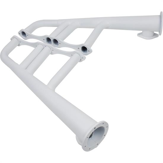 Small Block Chevy Lake Style Headers, White Ceramic