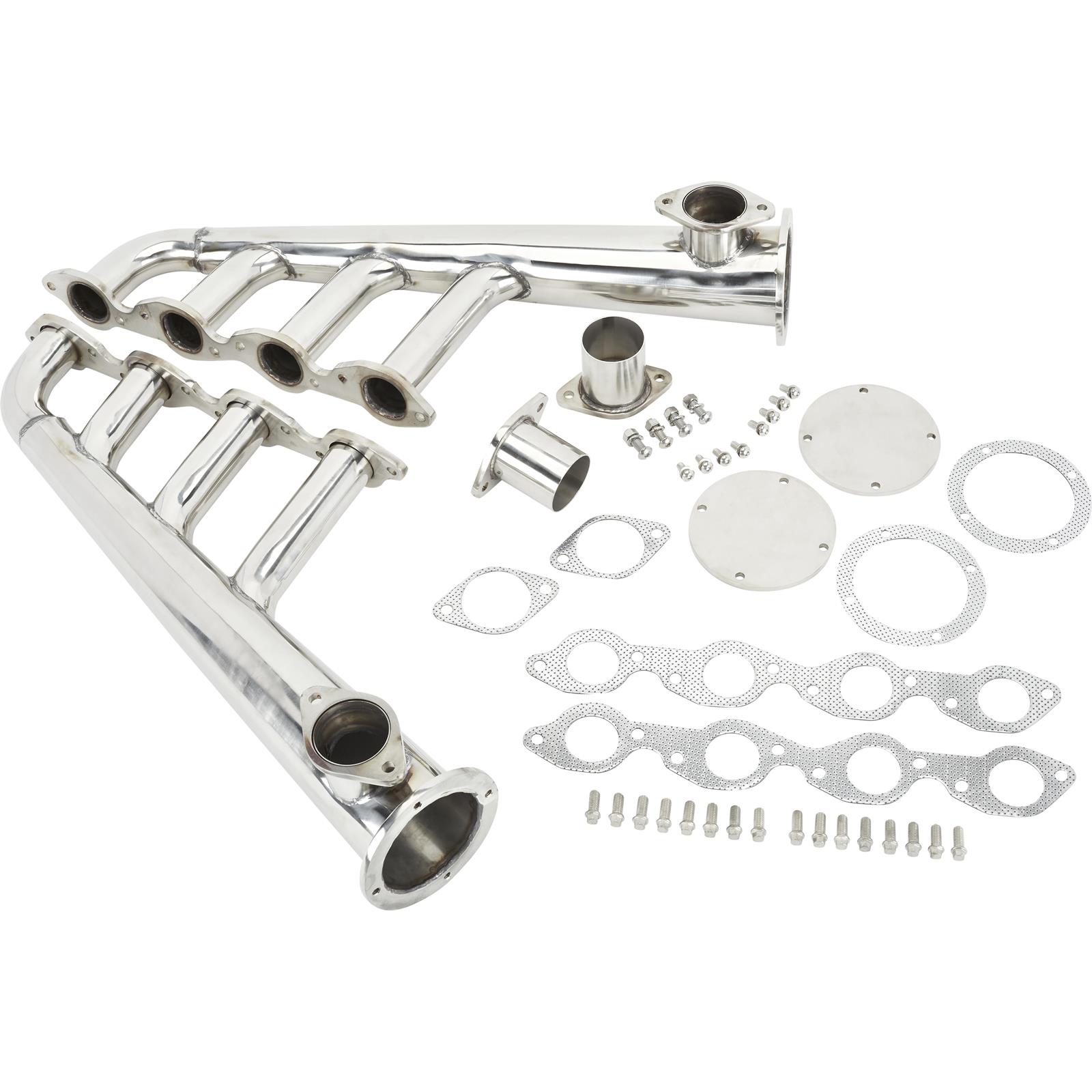 Big Block Chevy Lake Style Headers, Stainless Steel