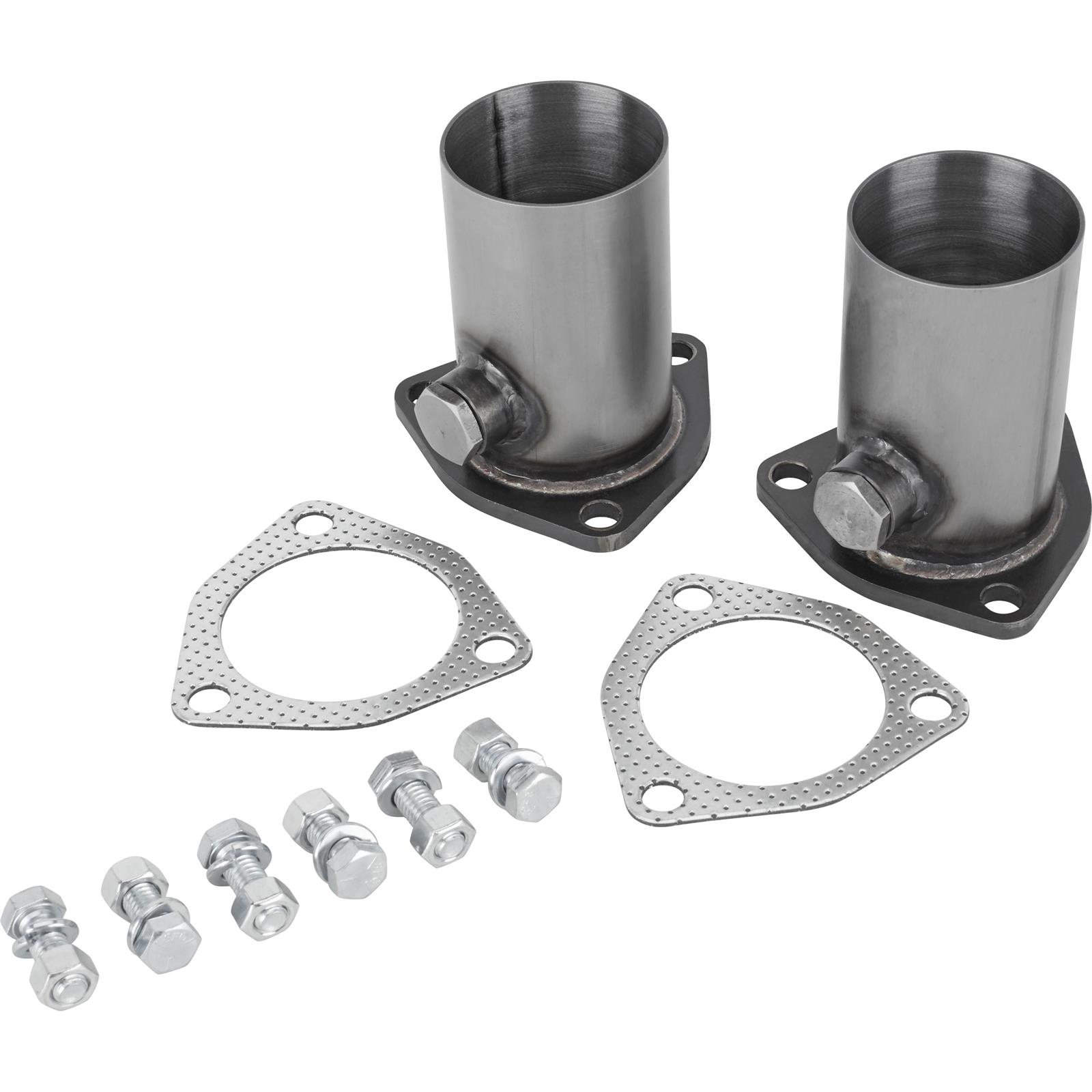 3-Bolt Exhaust Flange Collector w/ O2 Bung, 2.5-inch