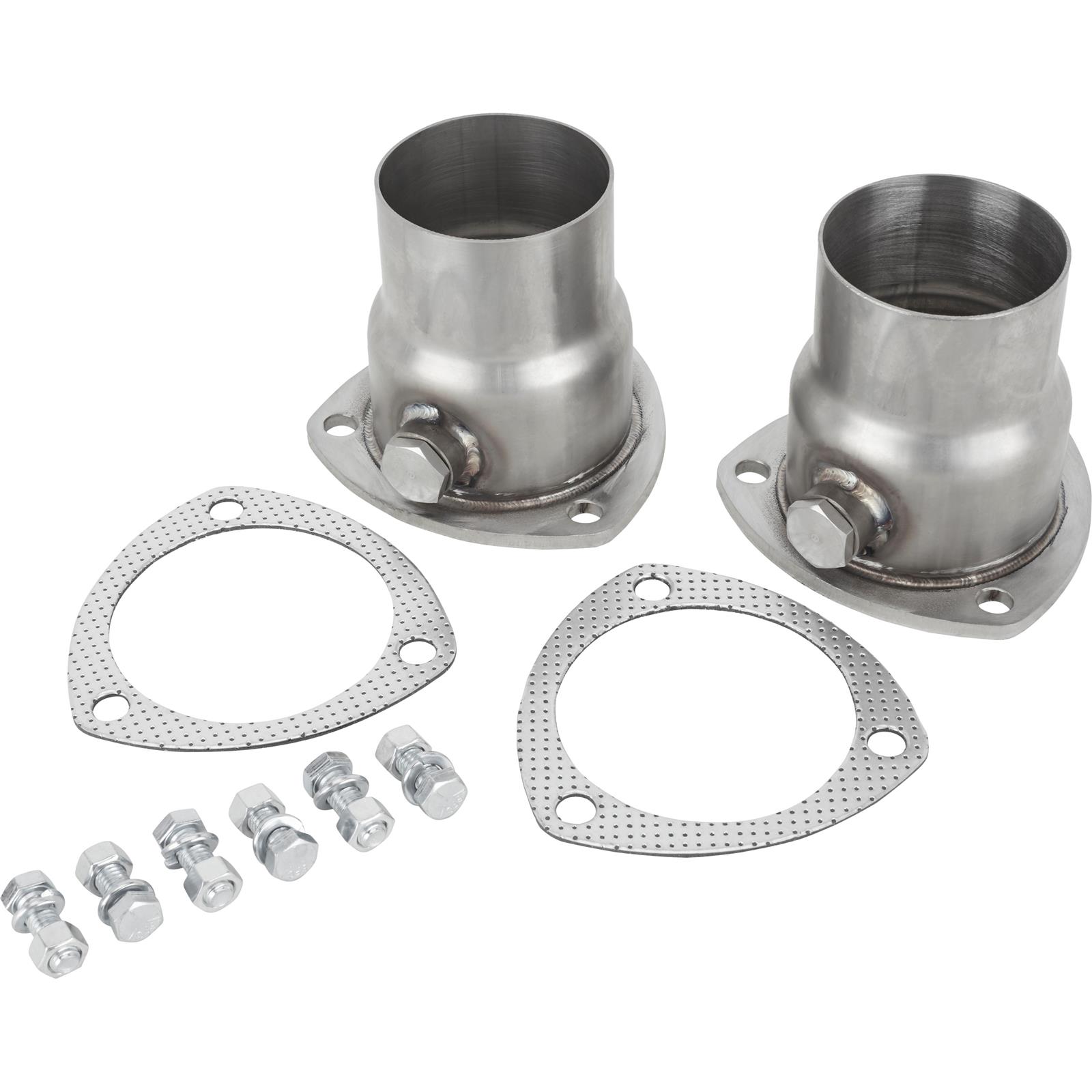 3-Bolt Exhaust Flange Collector w/ O2 Bung, 3.5/3.0-in SS