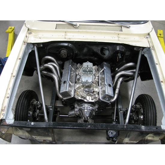 Speedway 1962-67 Chevy II Nova Gasser Fenderwell Headers, AHC Coated