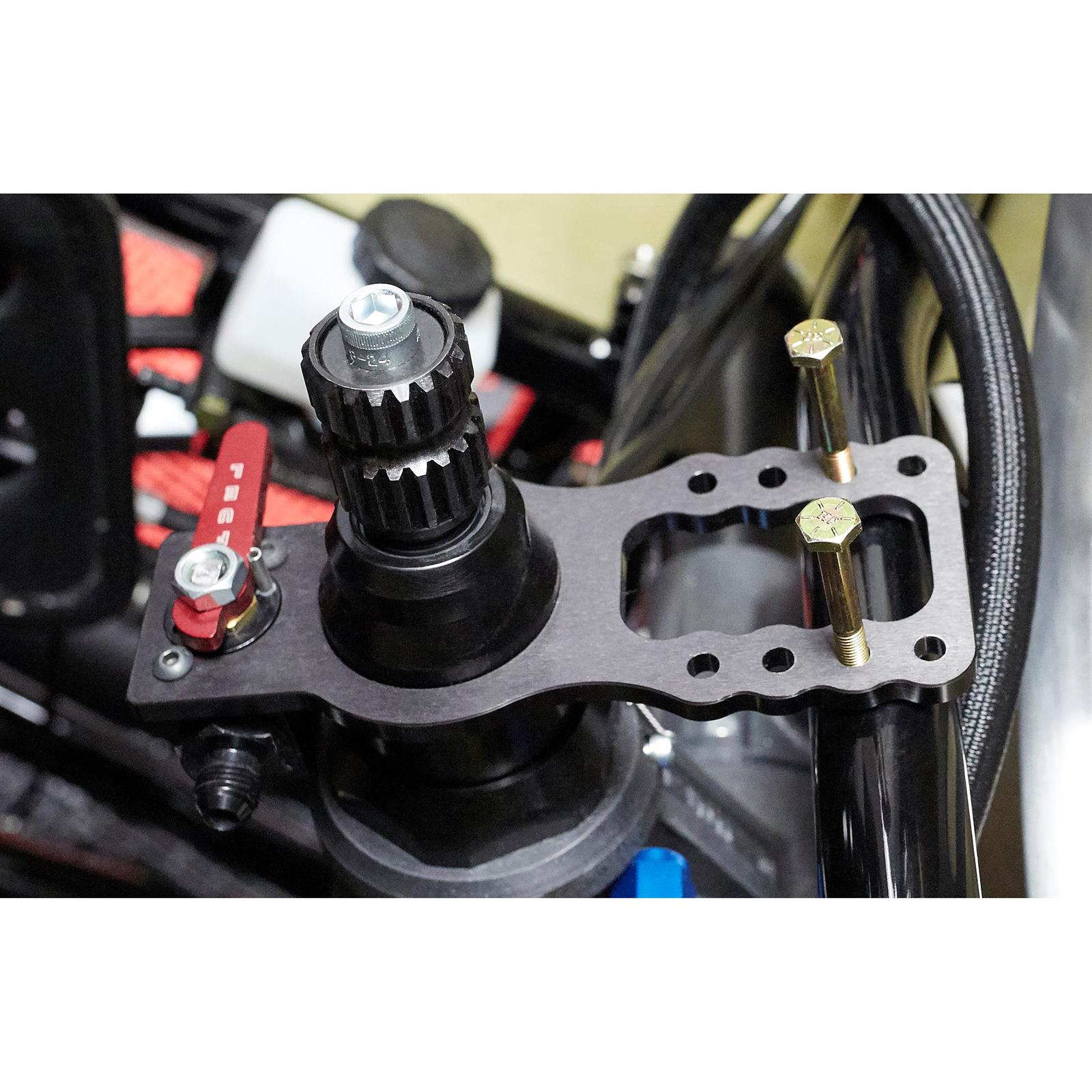 Steering Gear Mount w/ Bottom Shutoff