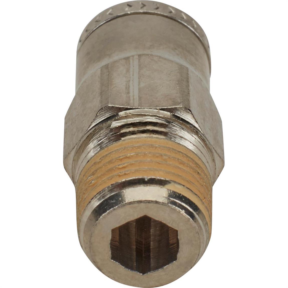 Steel Straight Wing Cylinder Push-Lock Hose End Fitting