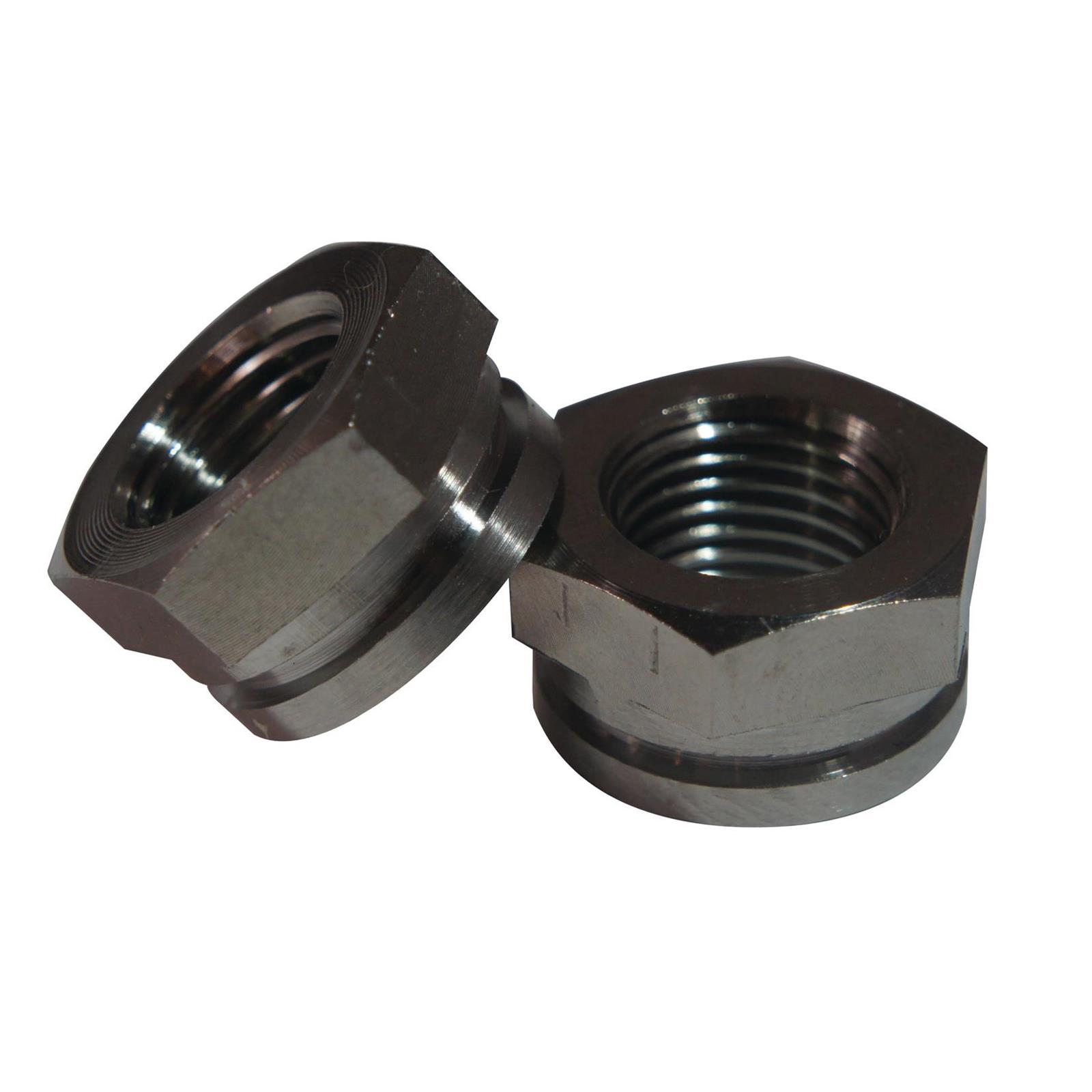 Ti64 Titanium Shock Fastener Nuts, 3/4 In Hex with 1/2 In-20 Thread