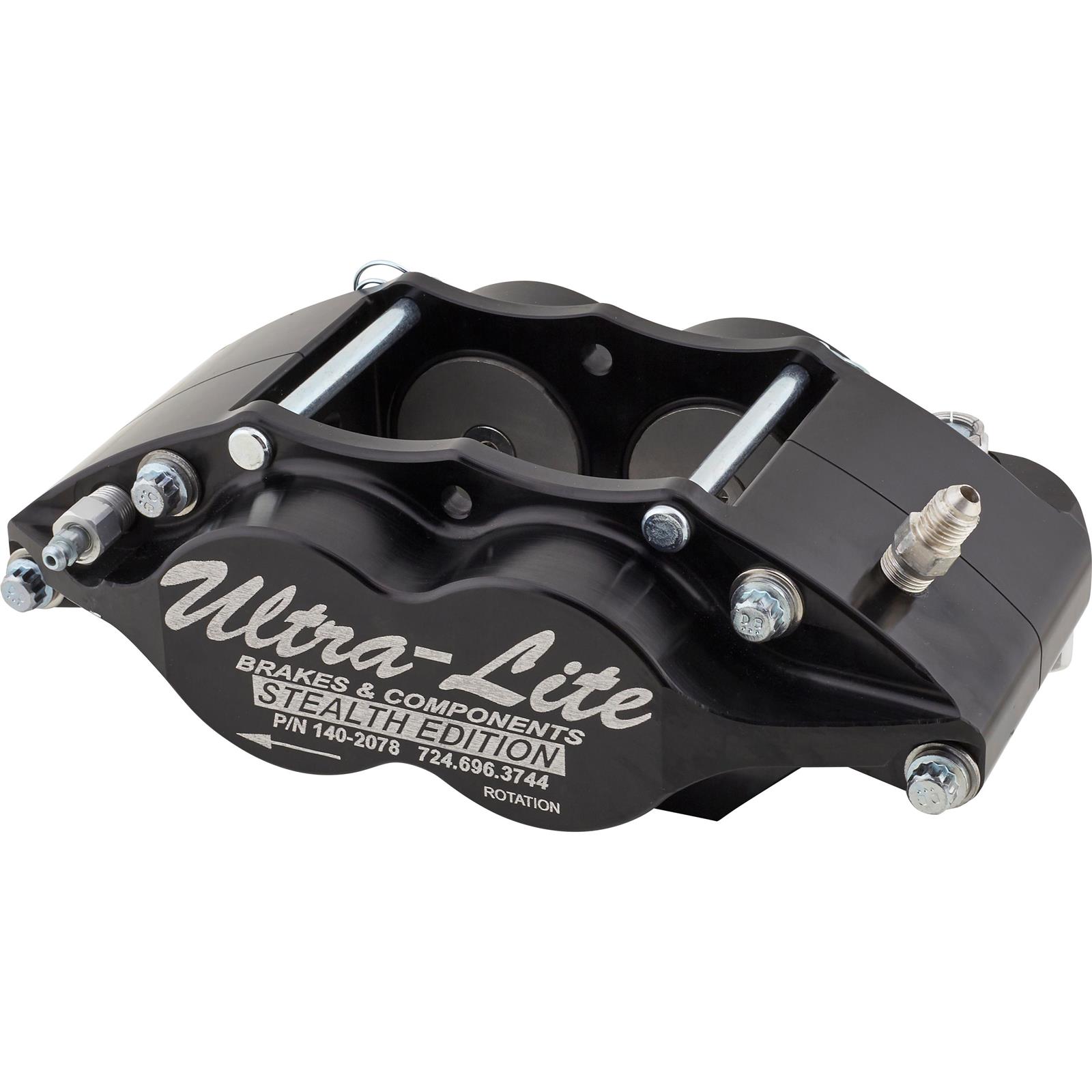 Ultra Lite Brakes 140-2078B Standard Inboard Brake Caliper, Black