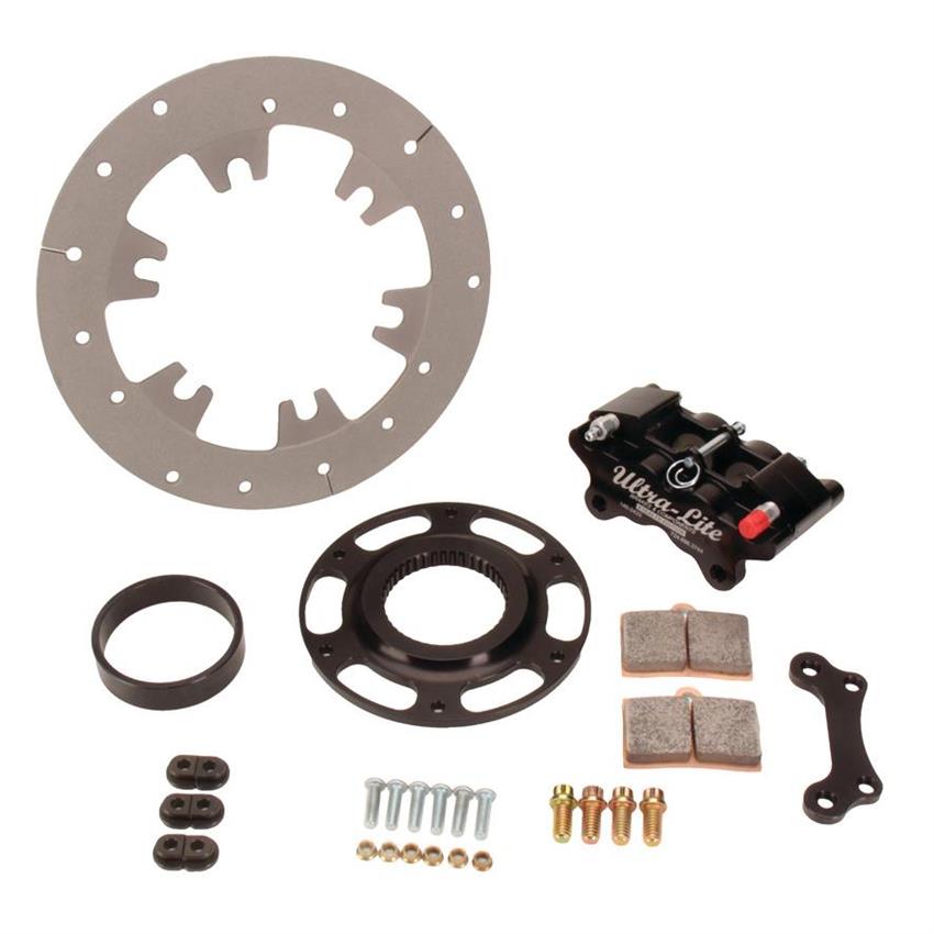 Ultra Lite Titanium Sprint Right Rear Brake Rotor Kit 10 Inch - Black