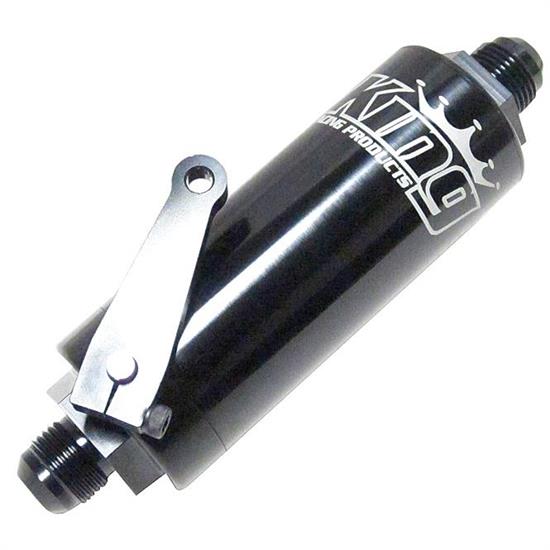 King Racing Products Fuel Filter With Shut Off