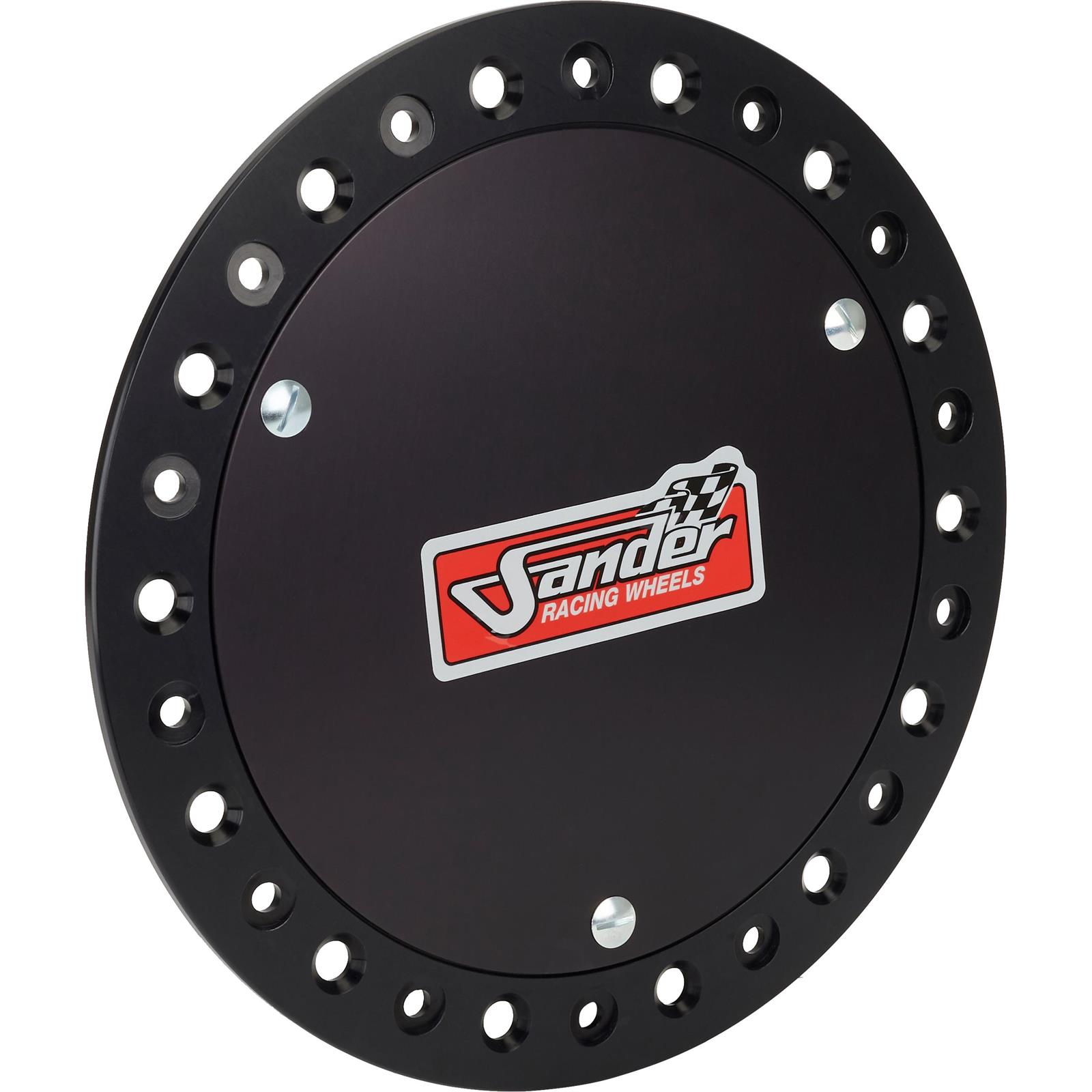 Sander S13-7021B 13 In. Black Midget Wheel Beadlock Ring w/ Cover