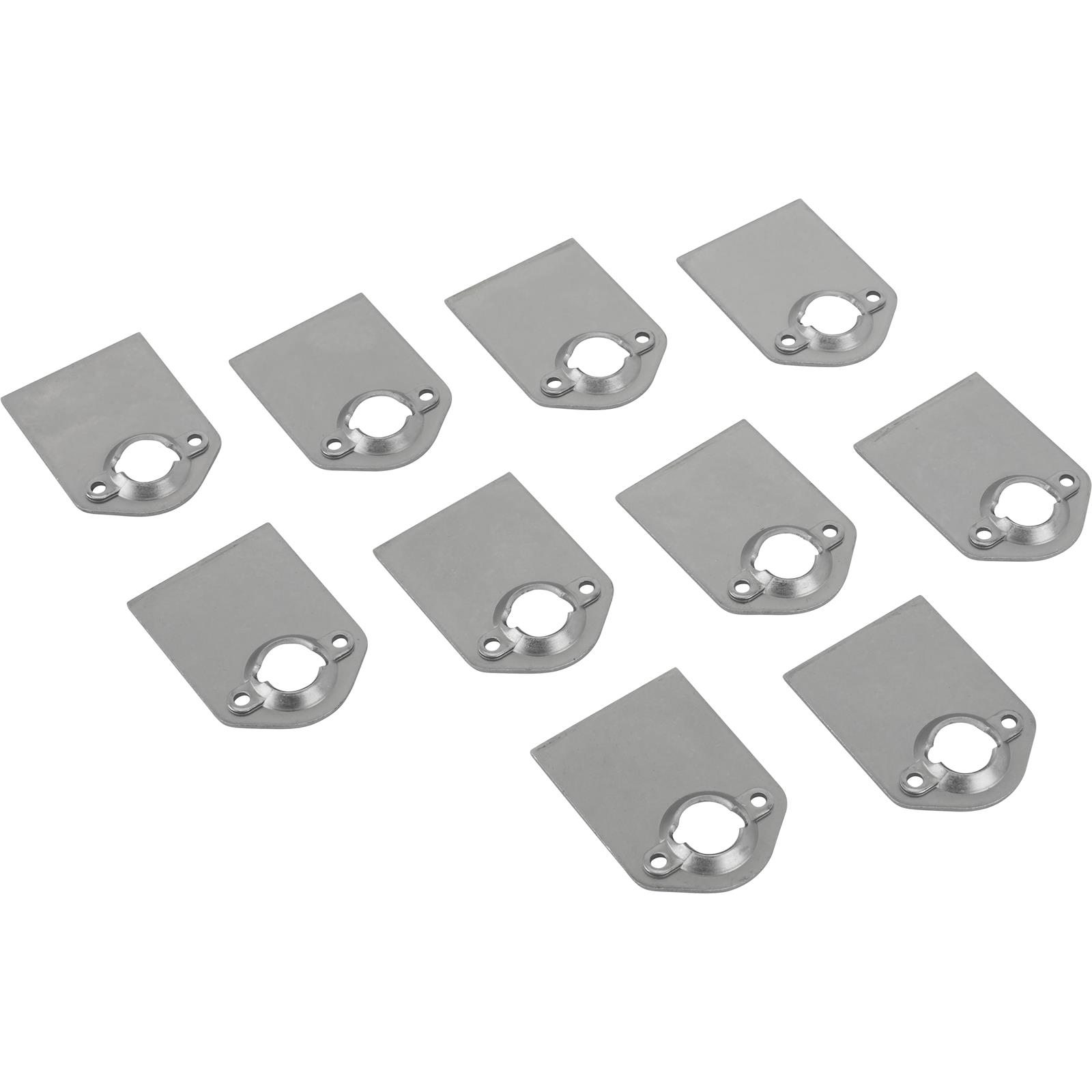 Standard Quarter-Turn Fastener Spring Plates, 1" Spring, Pack/10