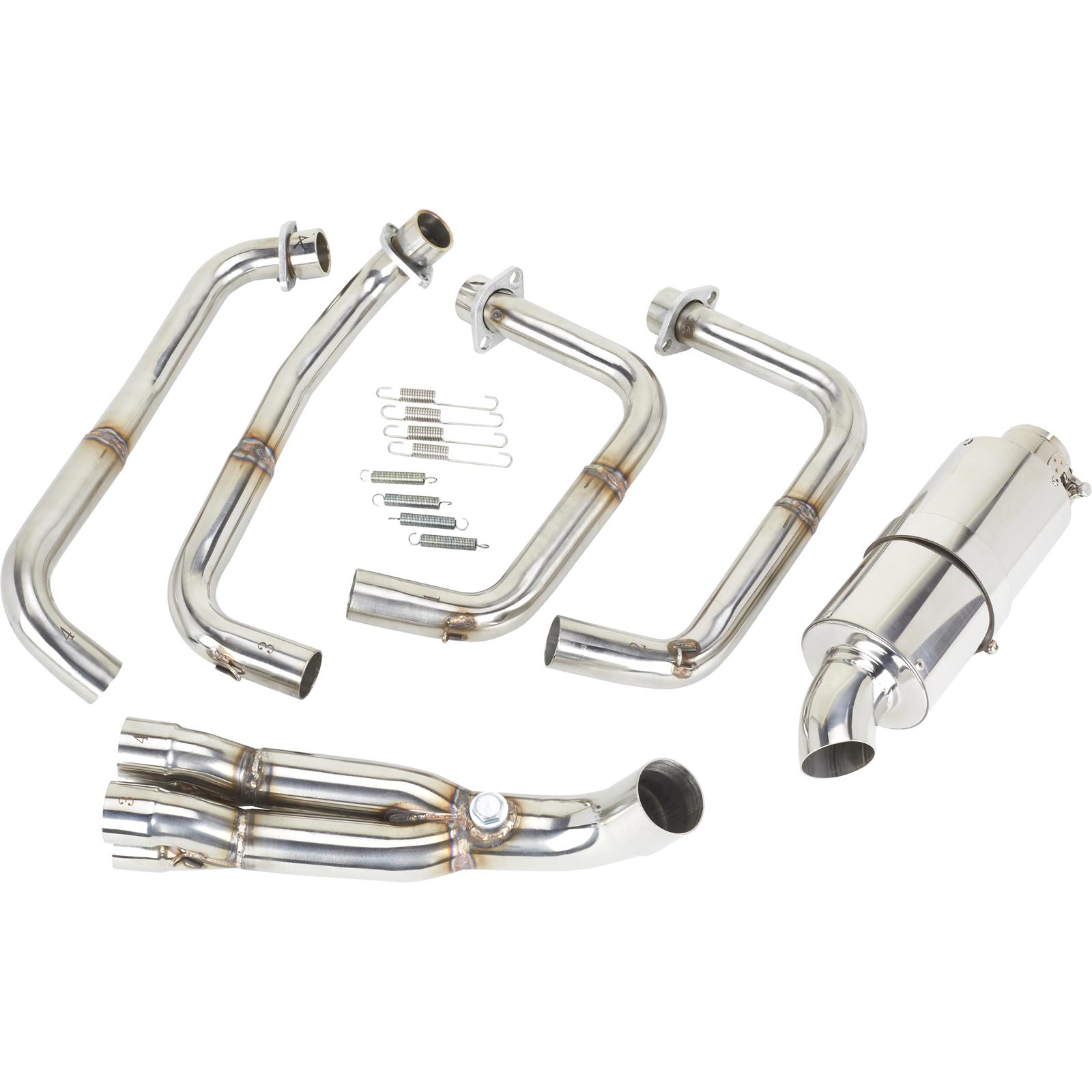 Micro Sprint Stepped Header Stainless Exhaust System
