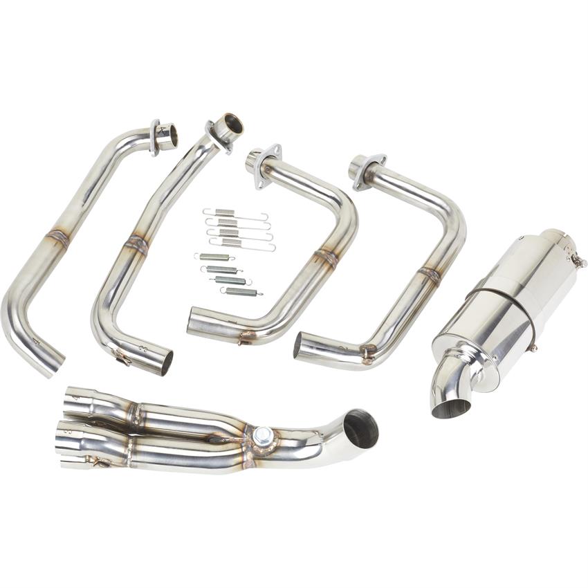 Micro Sprint Stepped Header Stainless Exhaust System