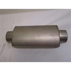 Garage Sale - Dynatech 776-14402 Oval Split Flow Muffler, 4 Inch