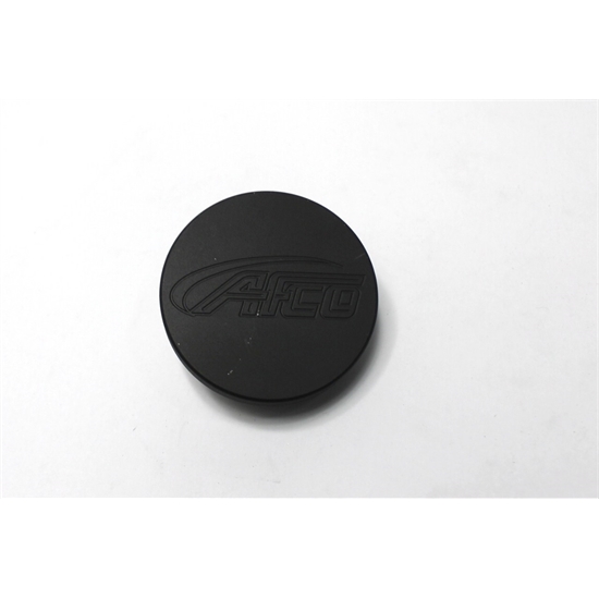 Garage Sale - AFCO 80094B Black Billet Aluminum Radiator Cap with Logo