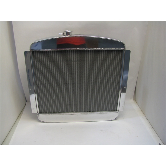 Garage Sale - AFCO 1949-54 Chevy Radiator With Trans Cooler, Polished