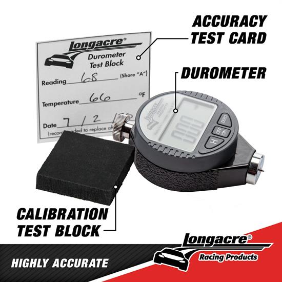 Longacre 52-50547 Digital Tire Durometer w/Case