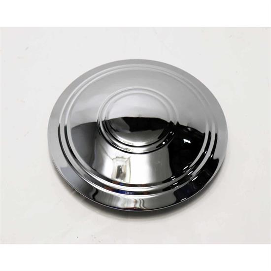 GM Rally Style Wheel Highway Patrol Hubcap, Polished, 15 Inch Rim