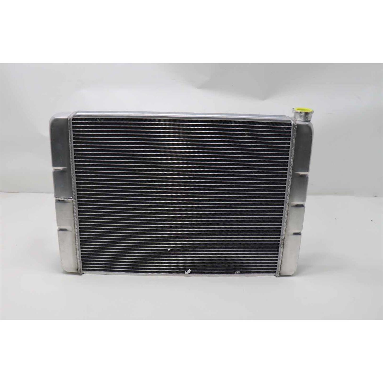 Speedway 28 In. Double Pass Aluminum Racing Radiator, S/B Chevy