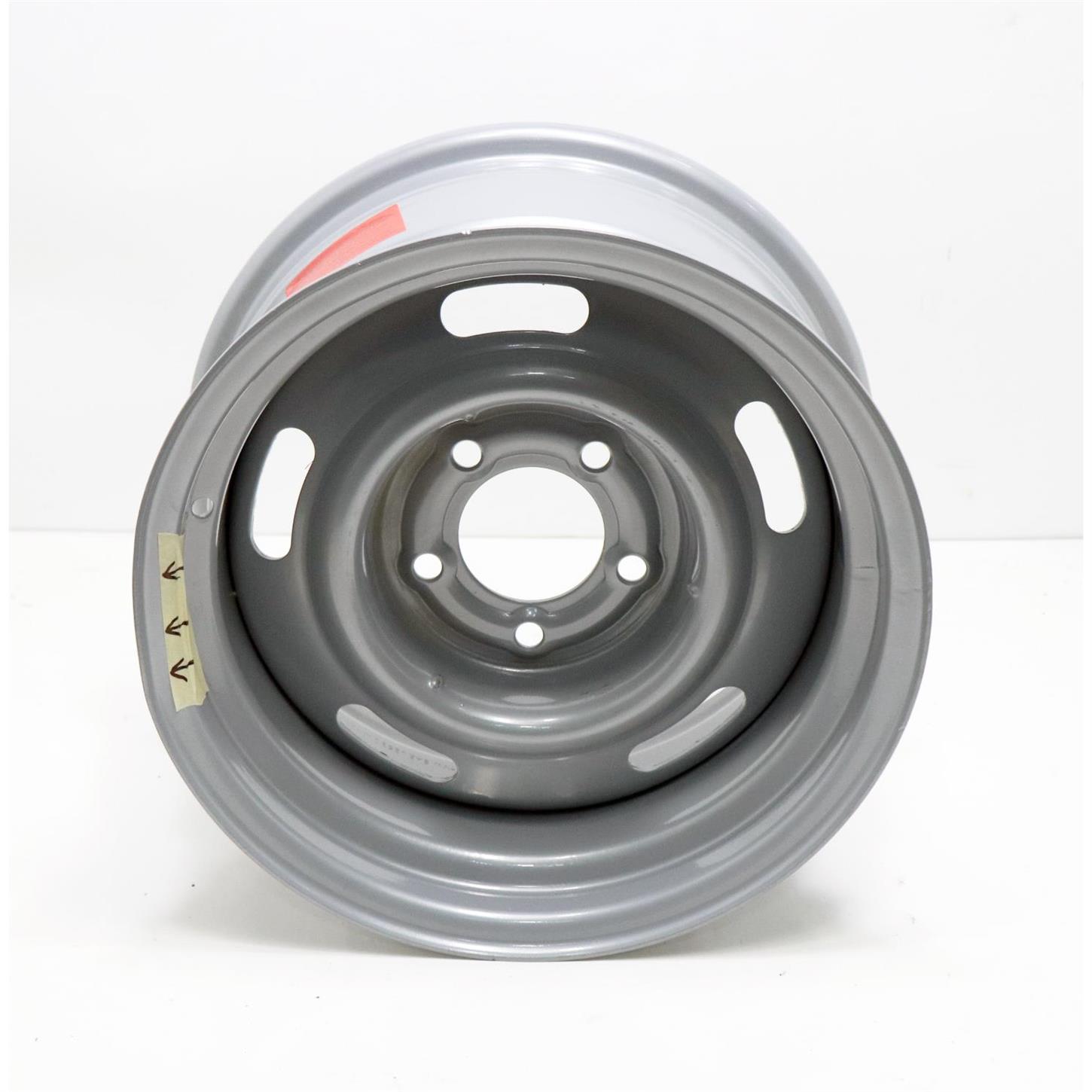 Speedway GM Style 15 Inch Rally Wheel, 5 on 4.75 Inch Bolt Patter