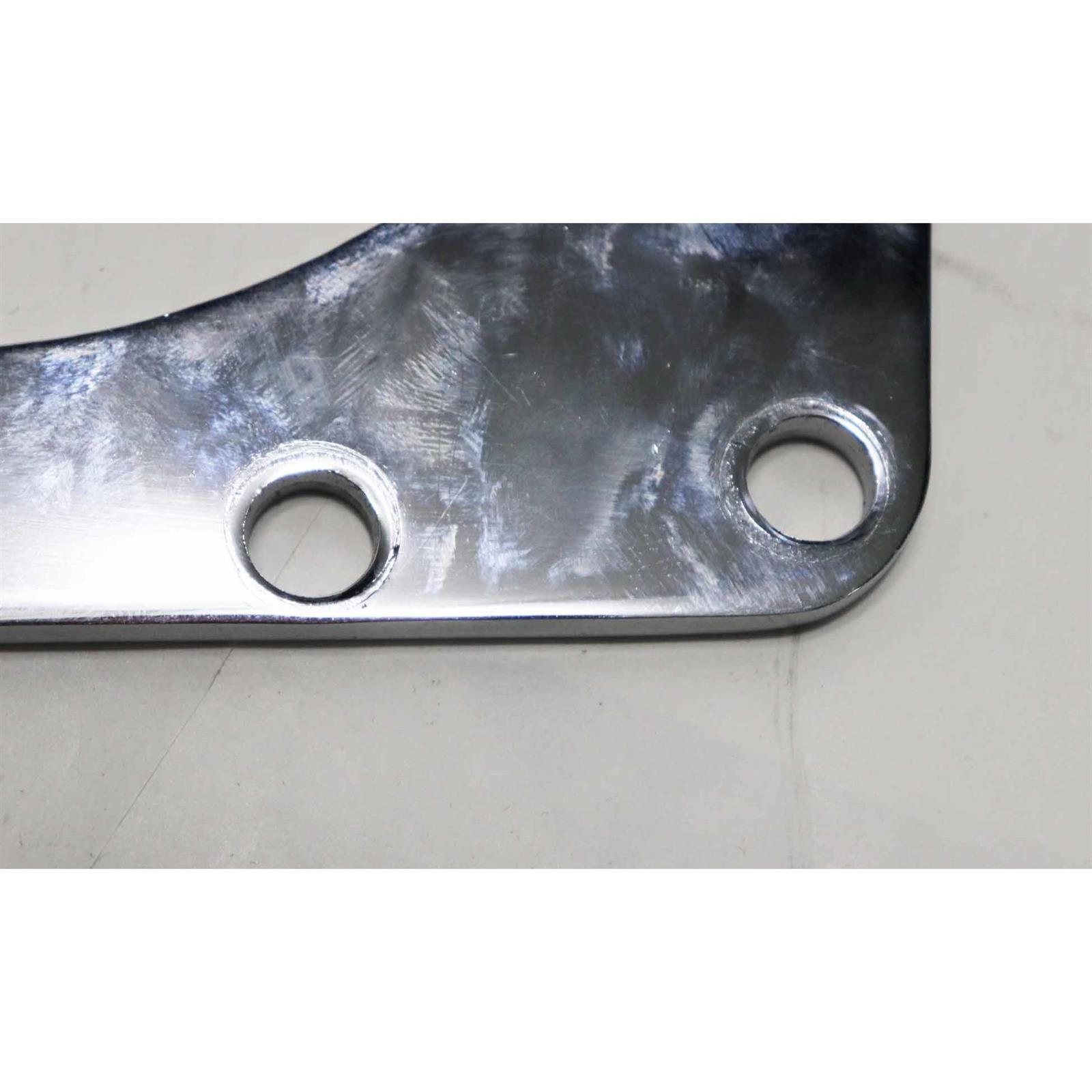 Small Block Chevy Low Mount Alternator Bracket, Chrome