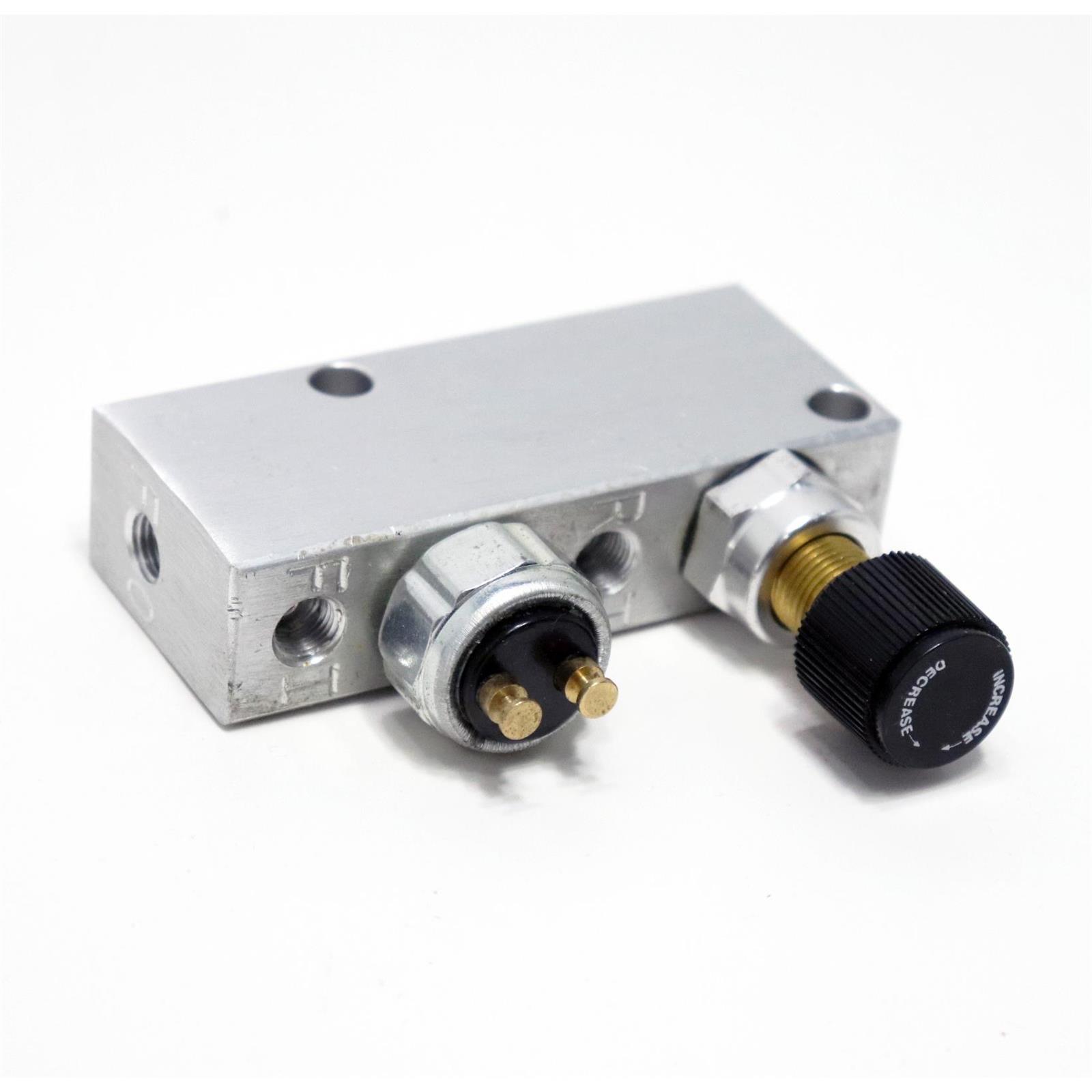 Adjustable Proportioning Valve Block, Brake Distribution System