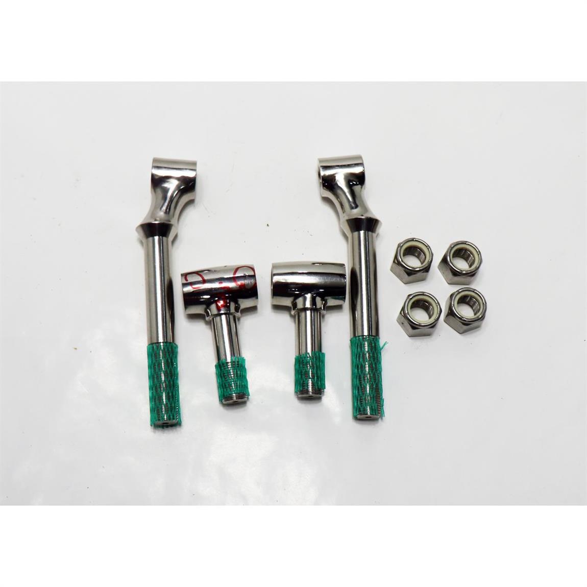 Forged Adjustable Spring Perches, Polished Stainless