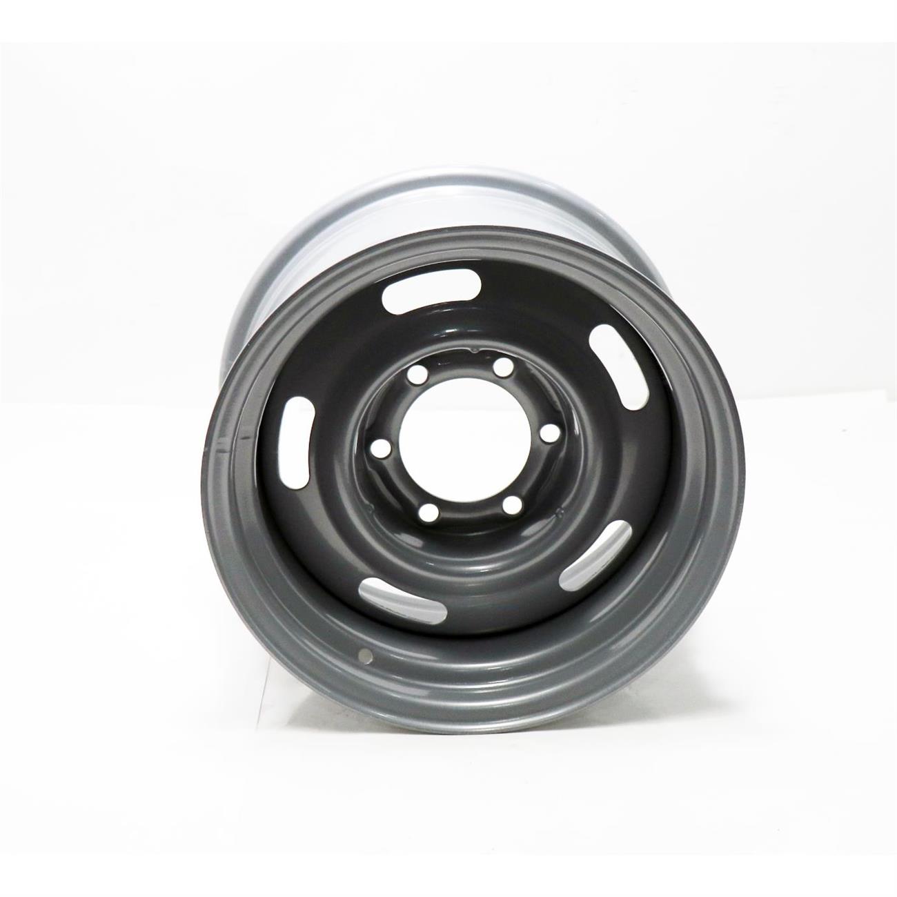 GM Rally Track Wheel, 6 on 5.5" Silver 15x8