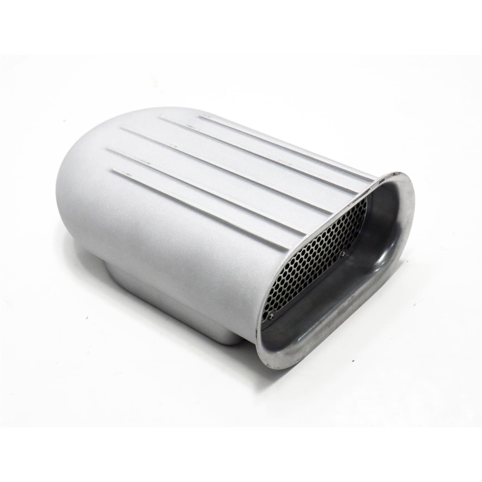 Speedway Gasser Finned Aluminum Single Quad Carburetor Air Scoops