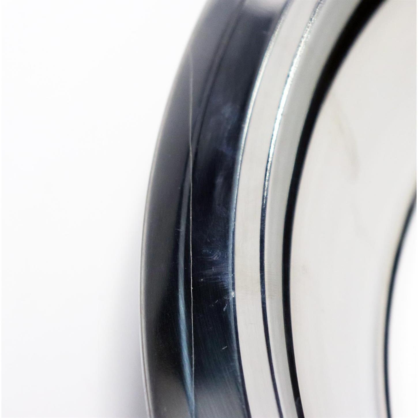 Stainless Steel Beauty Ring for 15 Inch GM Rally Wheel, 3 Inch Wi