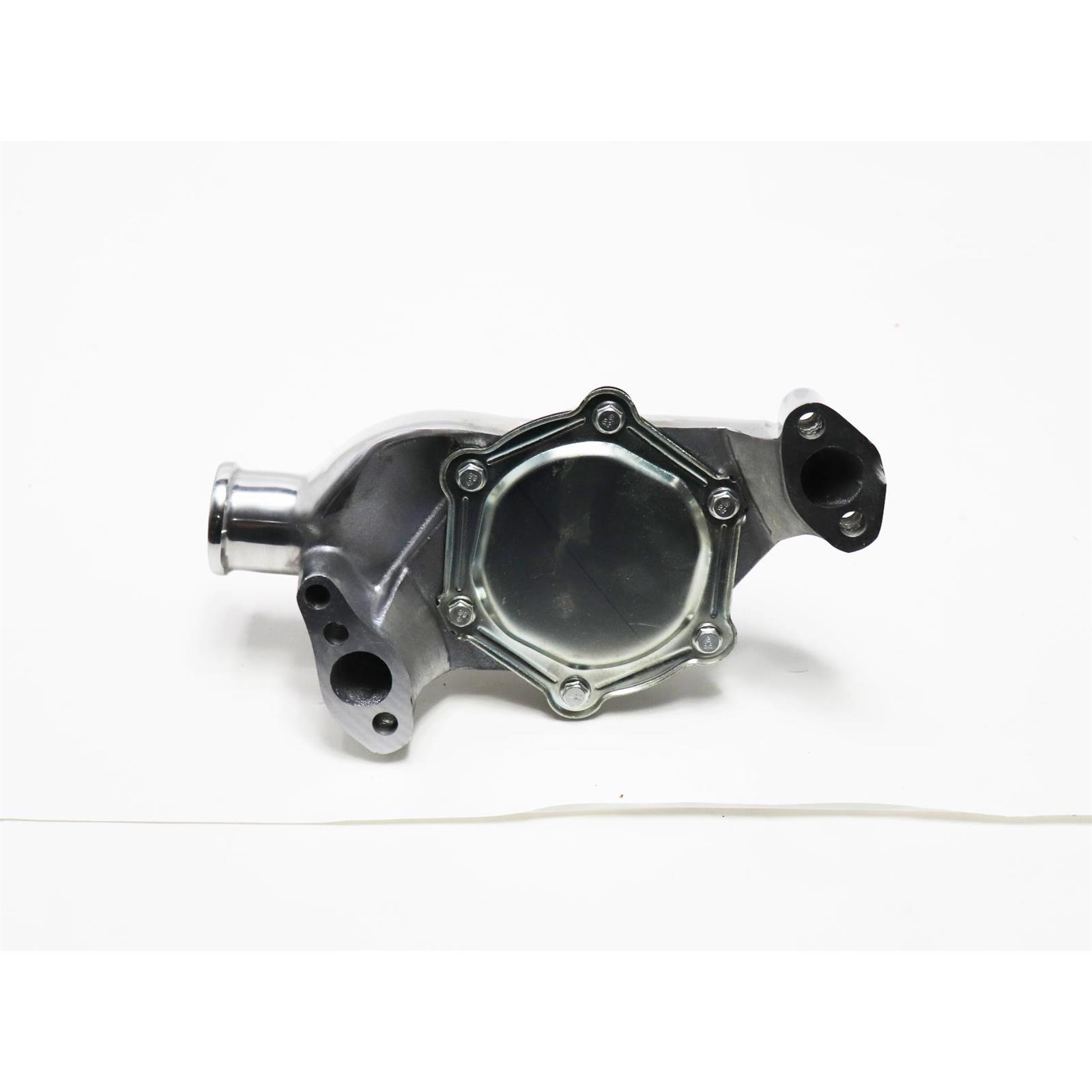Speedway Small Block Chevy Short Aluminum Water Pump, Polished