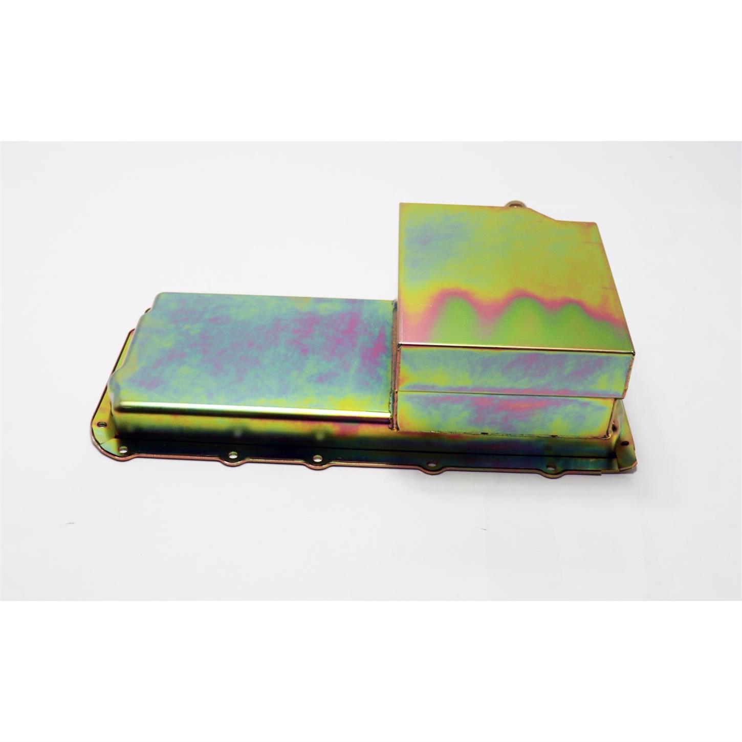LS Swap Steel Oil Pan, 7 Quart, Zinc