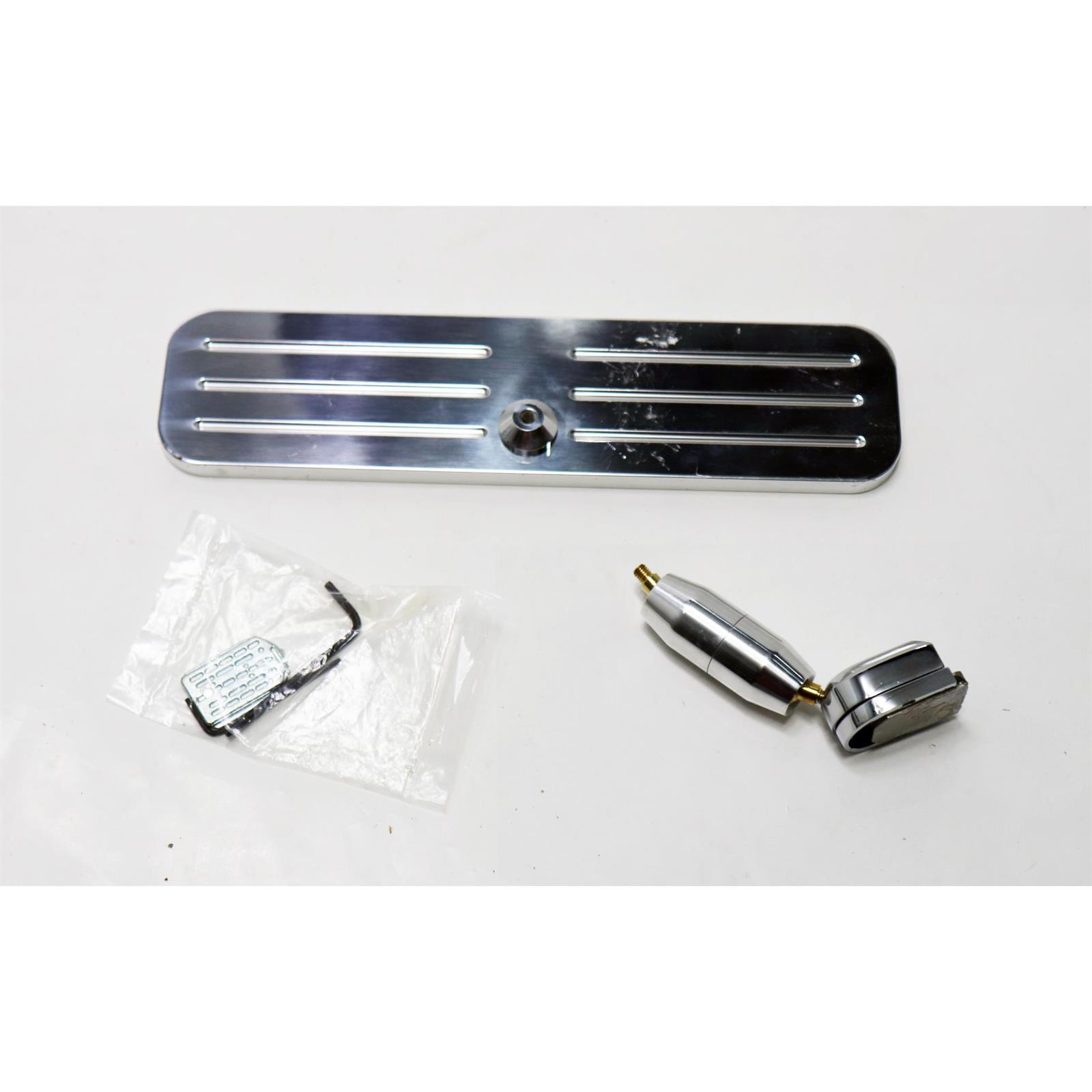 Speedway Ball Milled Billet Aluminum Interior Rear View Mirror