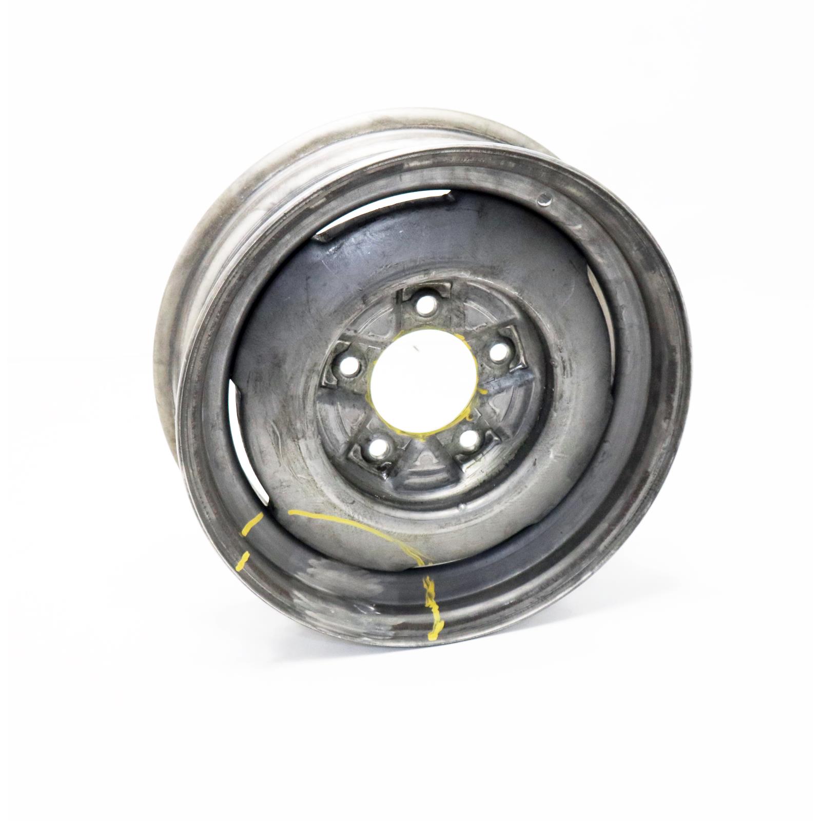 Speedway Vintage 16x4.5 Plain Steel Wheel, 5 on 5.5, 2.75 Inch BS