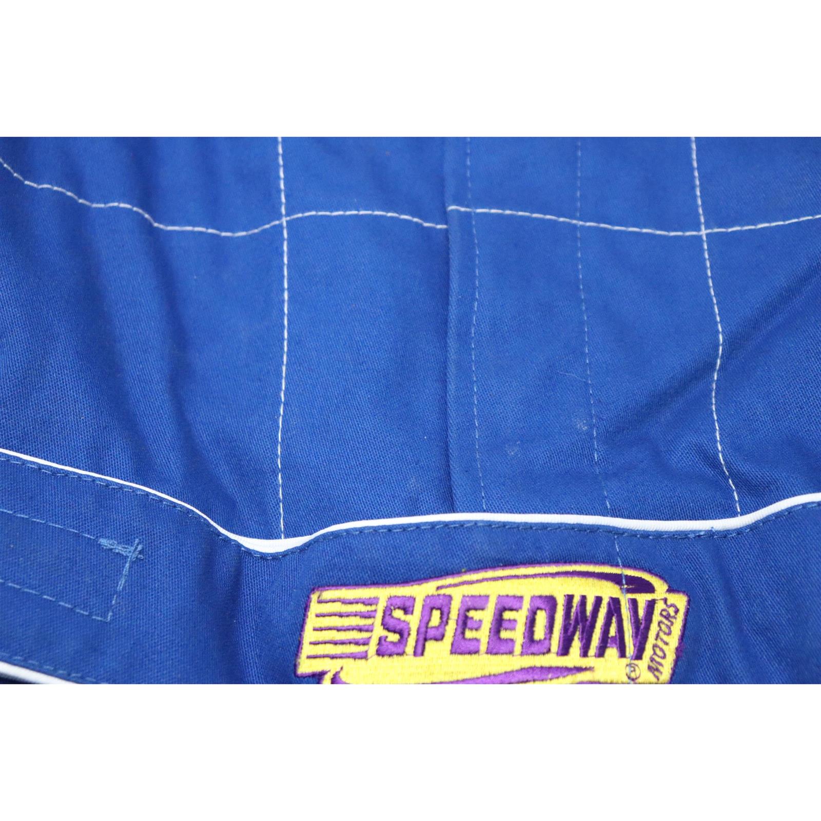 Speedway Blue 2 Layer Racing Suit-One Piece-SFI-5 Rated, XL