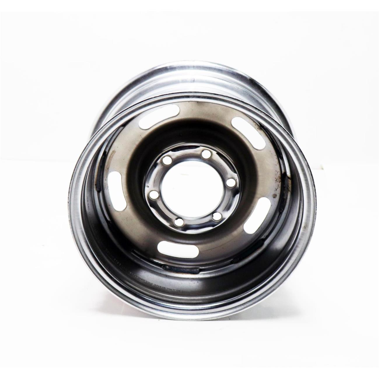 GM Chrome 15x8 Rally Track Wheel, 6 on 5.5 Inch