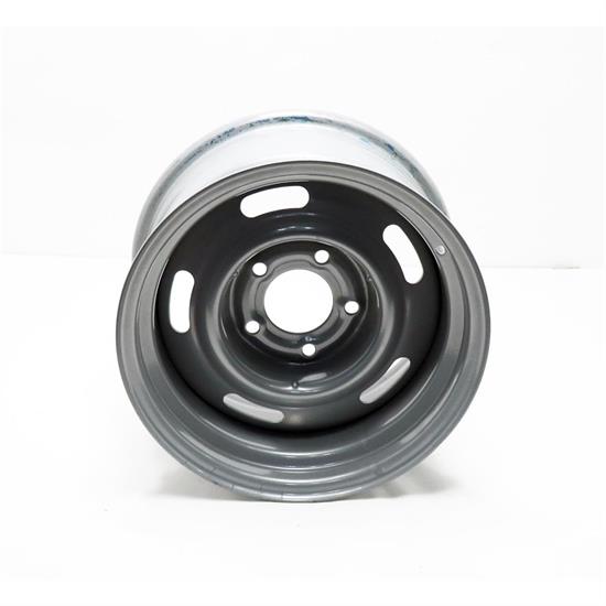 Speedway Steel GM-Style 15x8 Rally Wheel, 5 on 5 Bolt Pattern, Si