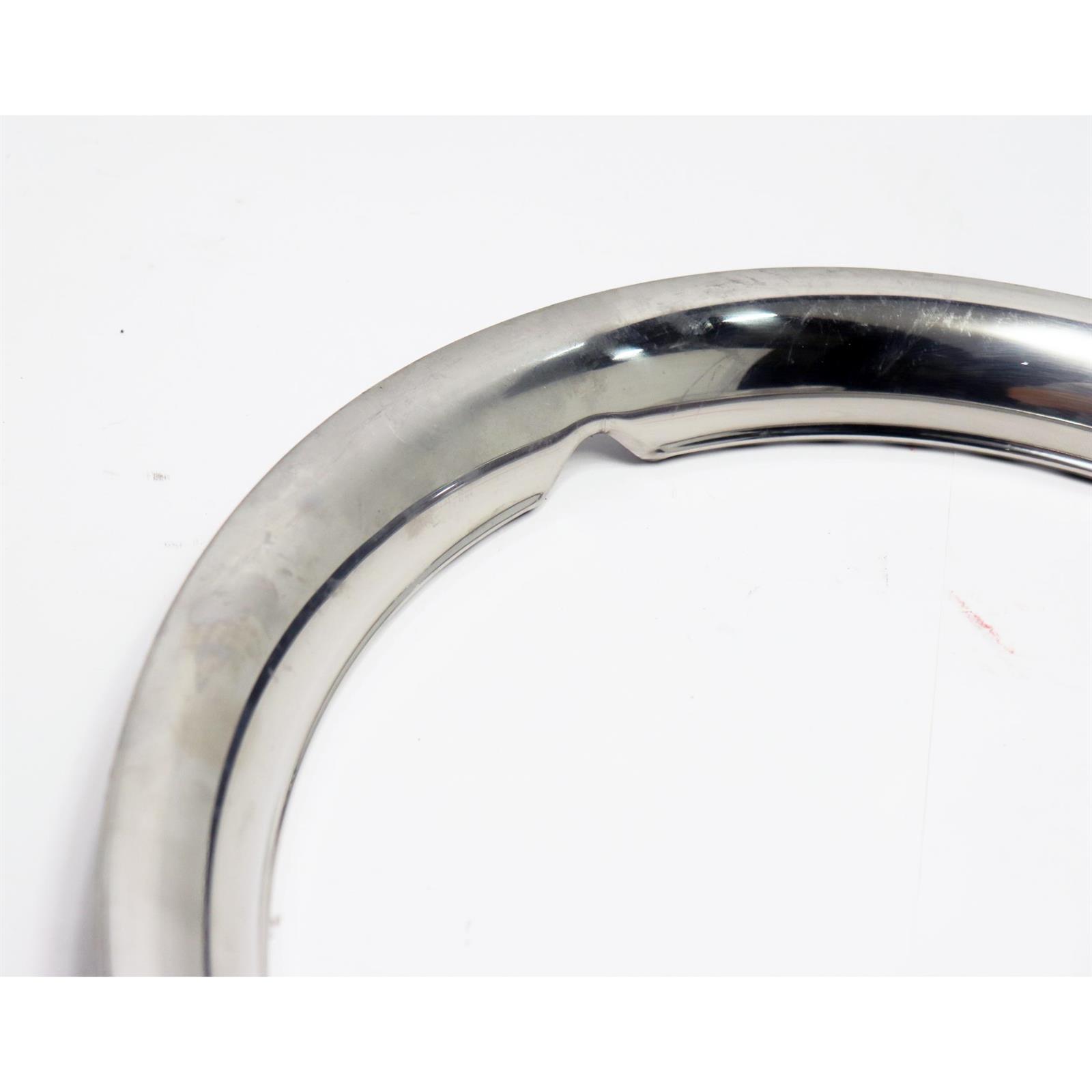 Stainless Steel Beauty Ring for 15 Inch Rally Wheel, 2 Inch Wide
